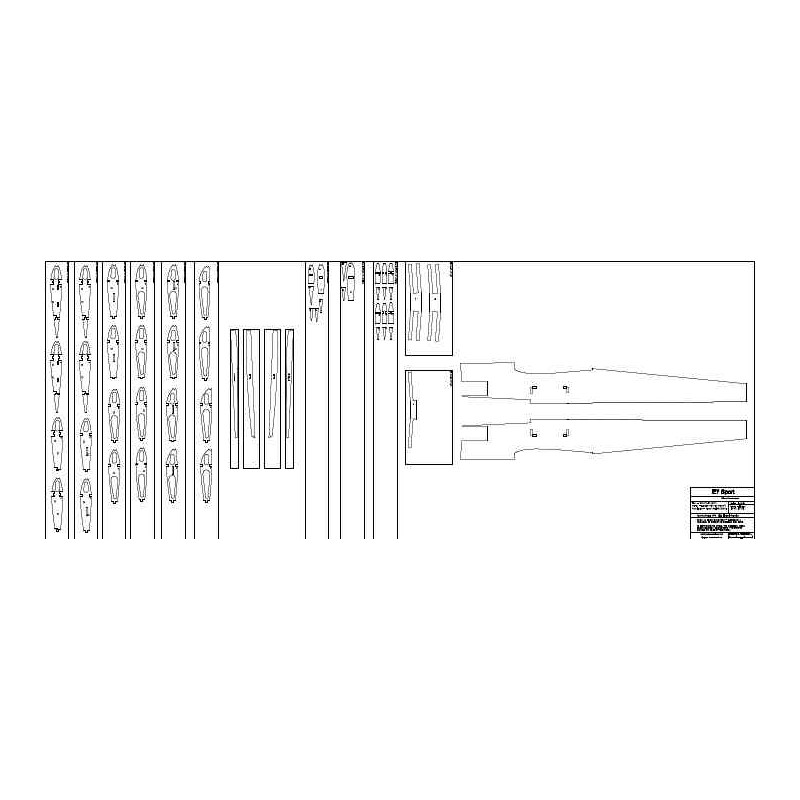 E7 Sport .40 to .46 - PDF - Downloadable Plans. (Stock Code: 0062)